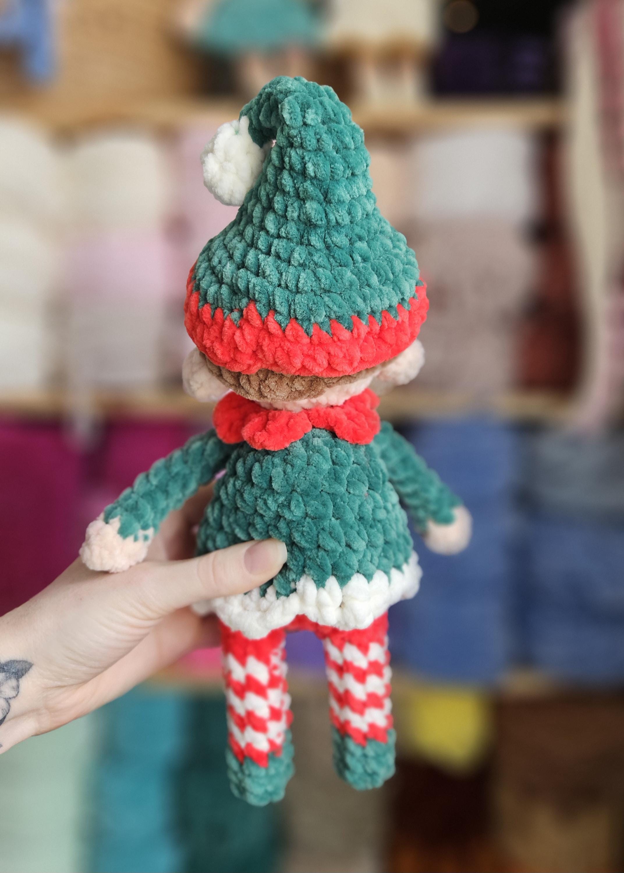 Evie & Evan Crochet Elf Pattern: Christmas Plush Doll (PDF Pattern) - Etsy