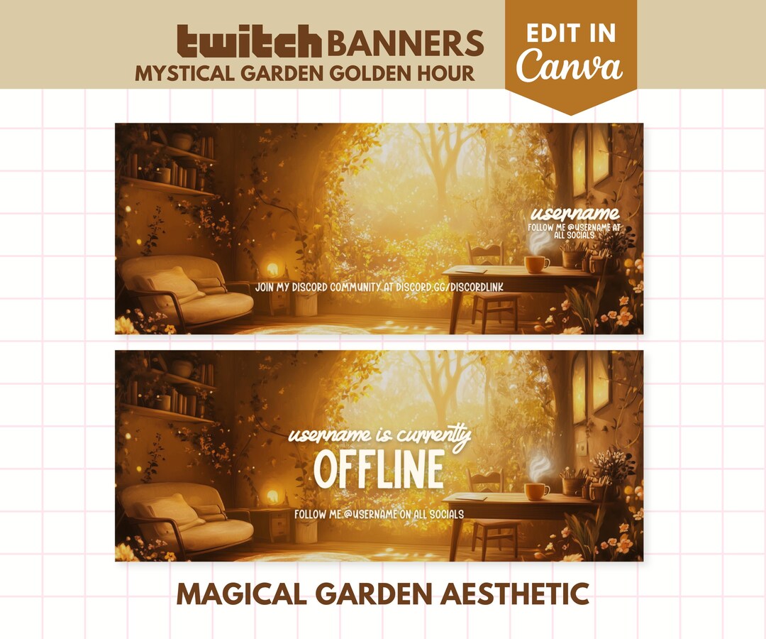 Studio Ghibli Twitch Banner Background Inspired Banner Template ...