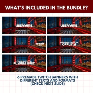 Japanese Twitch Vtuber Banner Template Anime Izakaya Retro Pub Editable ...
