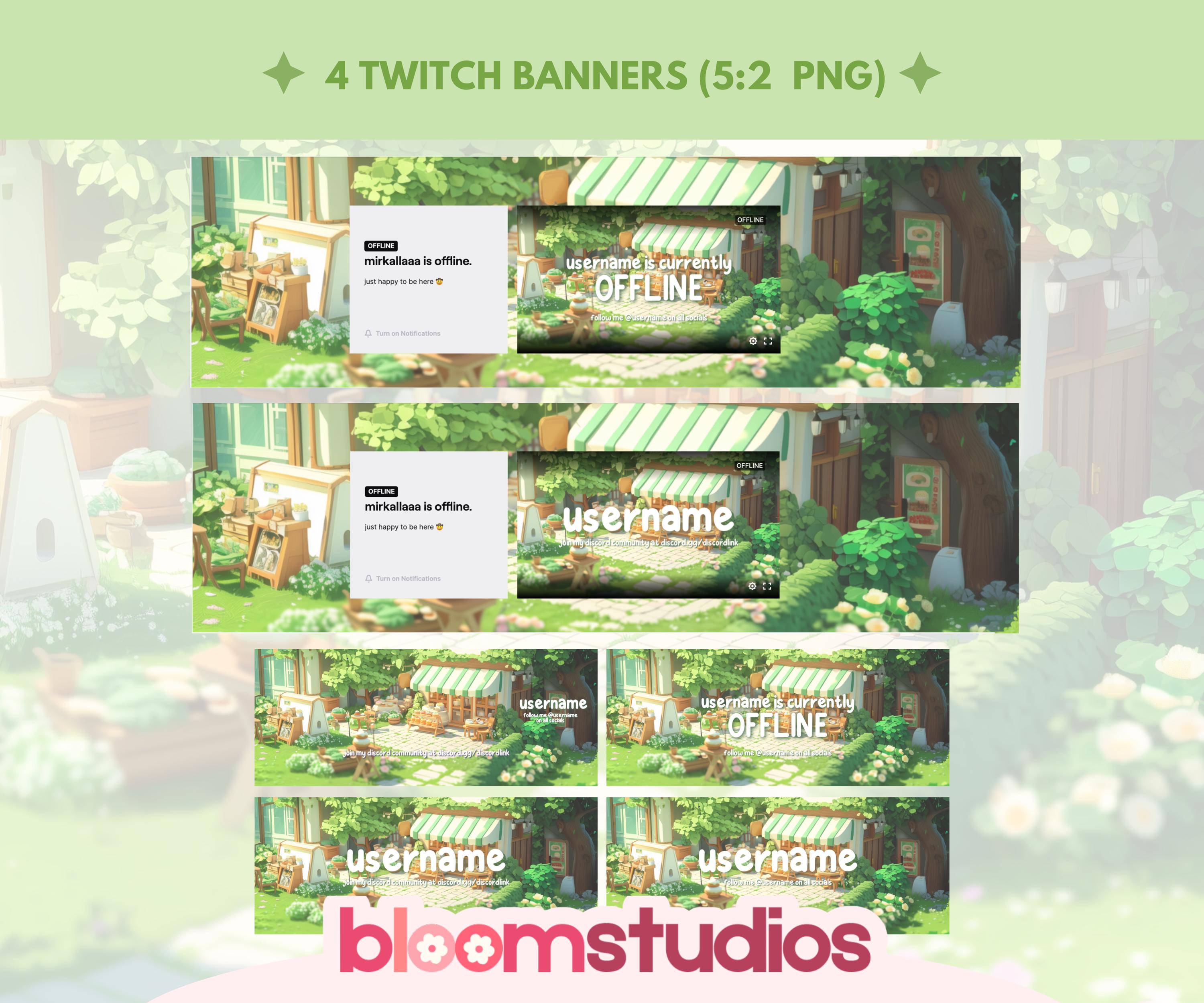 Custom Cottagecore Bundle Cozy Stream Vtuber Background Cafe Stream ...