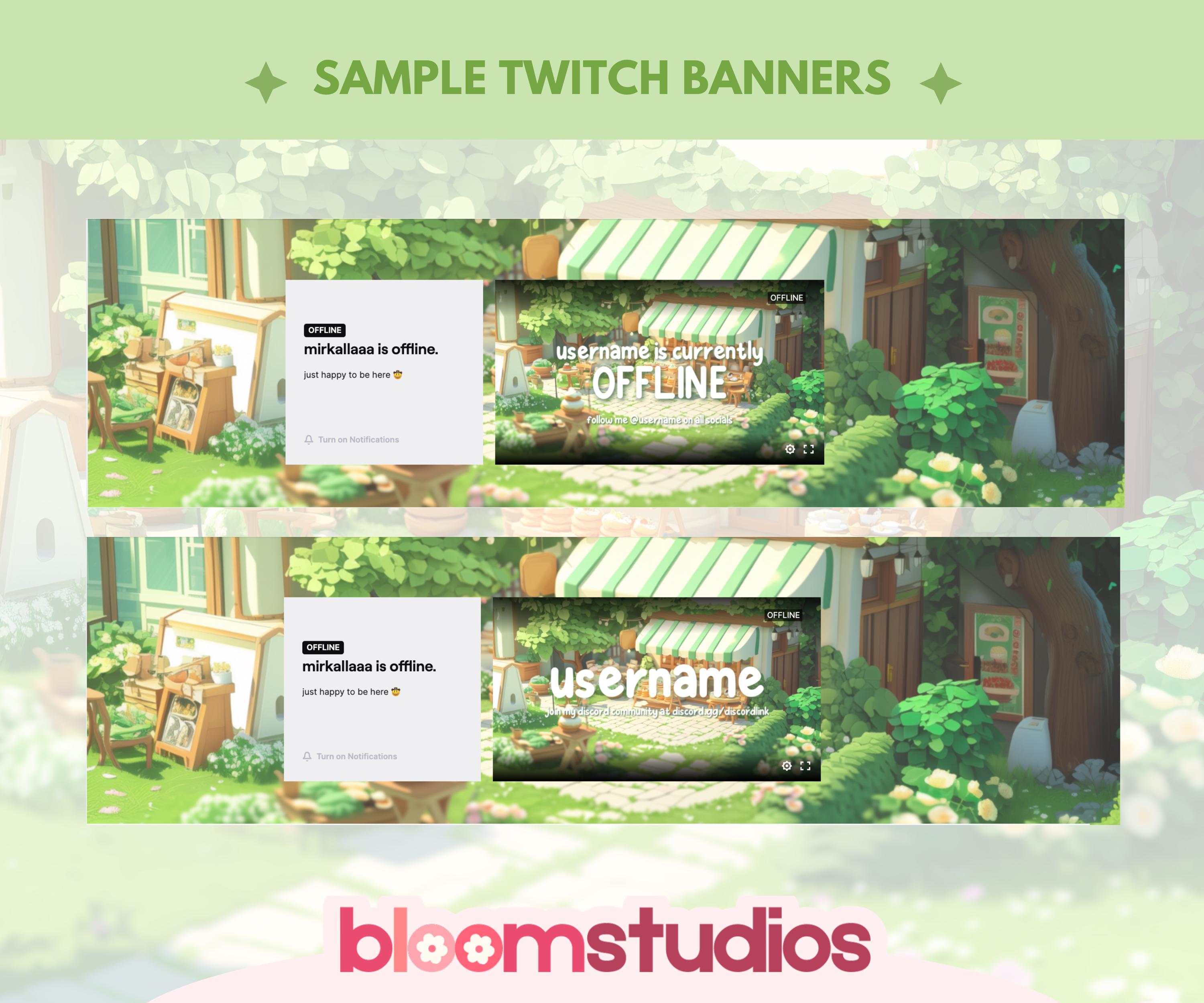 Custom Cottagecore Bundle Cozy Stream Vtuber Background Cafe Stream ...