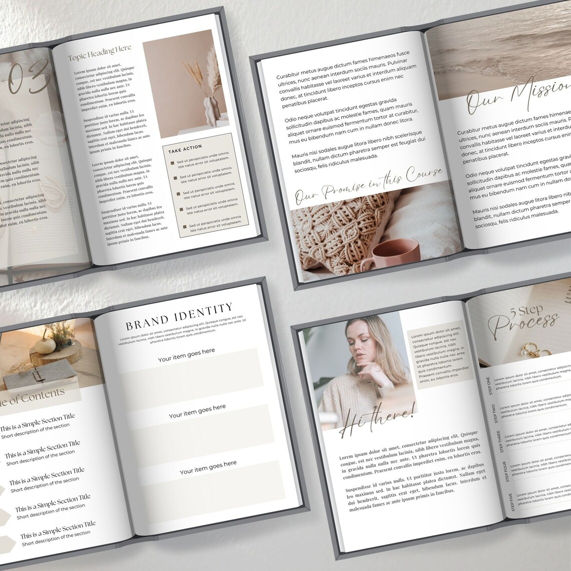 Ebook Template Canva Workbook Template Ebook Pdf Ebook Cover Template ...
