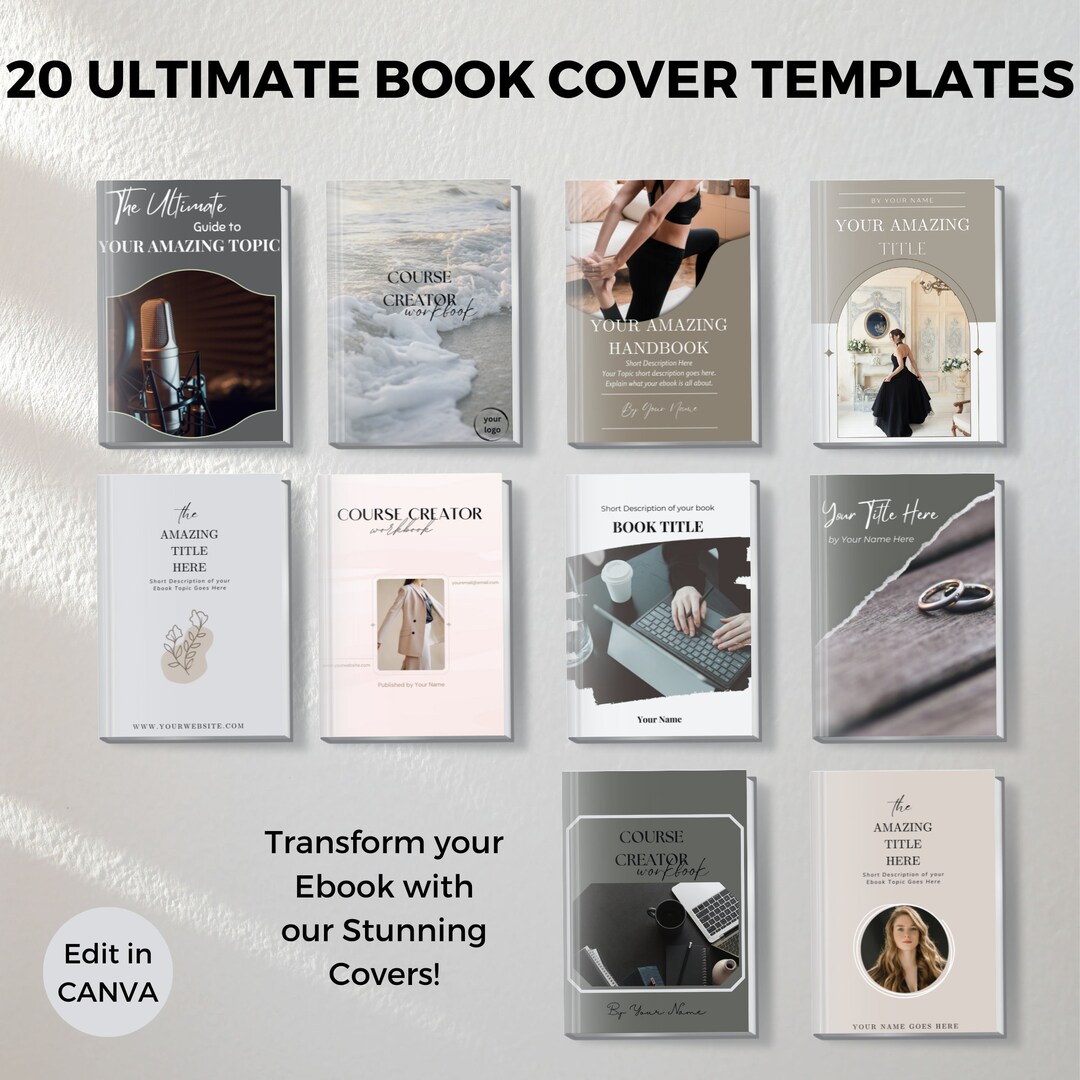 Ebook Cover Template Book Cover Canva Template Modern Ebook Cover Lead ...
