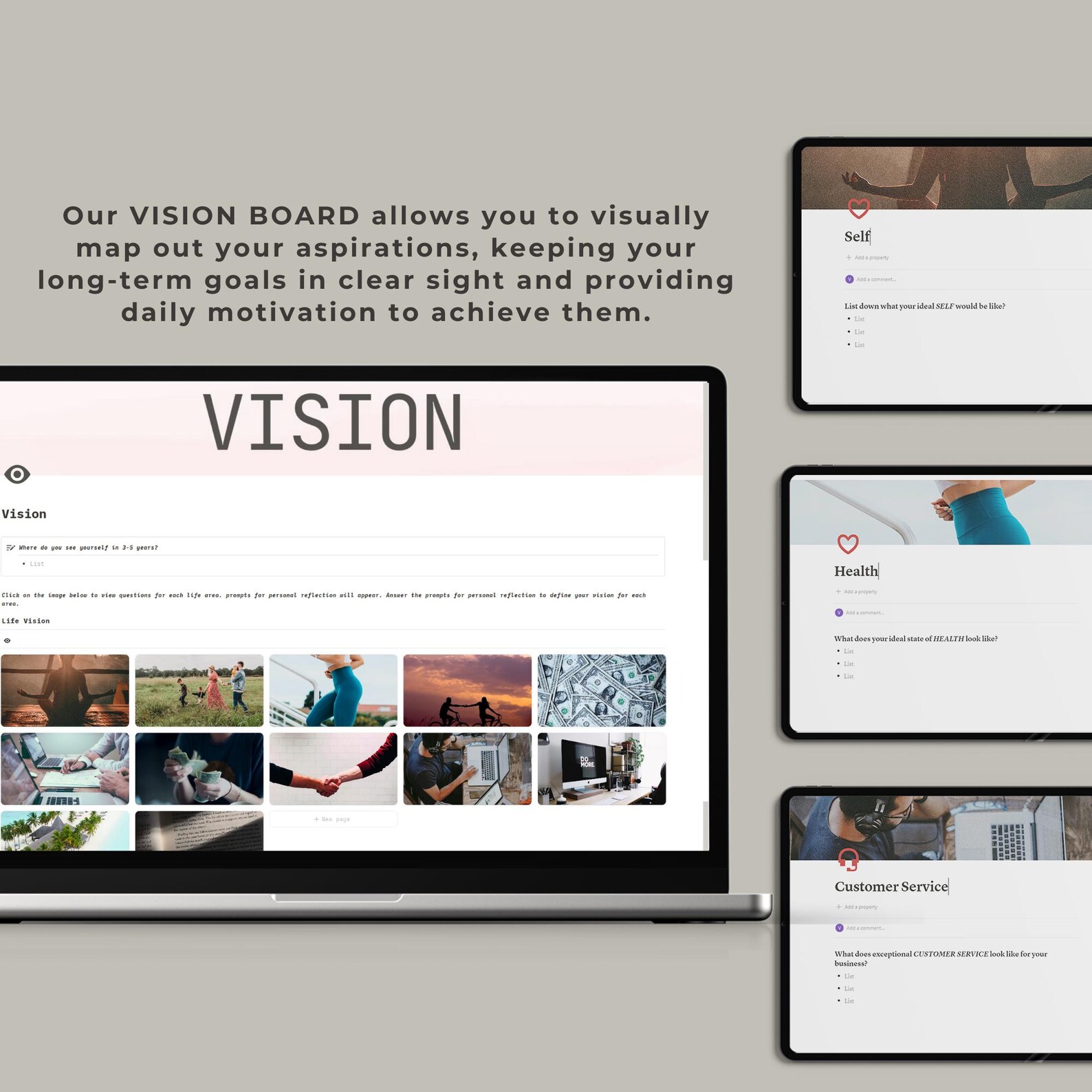 12 Week Goal Planner Notion Template Productivity Goal Tracker ...