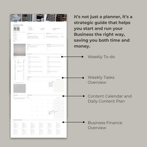 Notion Template Business Planner, Business Owner Business Dashboard ...
