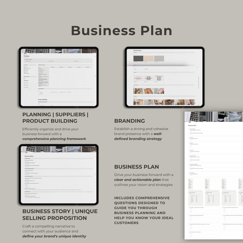 Notion Template Business Planner, Business Owner Business Dashboard ...