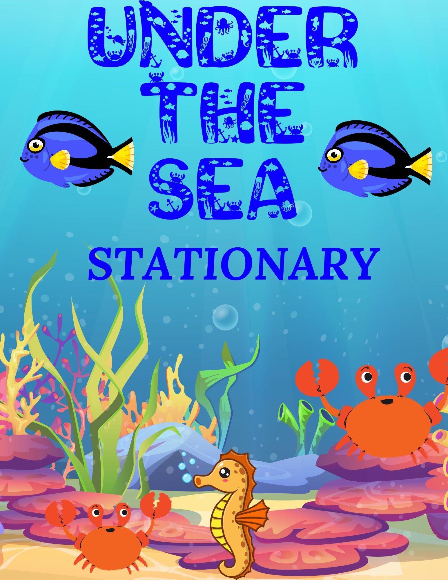 Under the Sea Stationery Set (digital Download) - Etsy