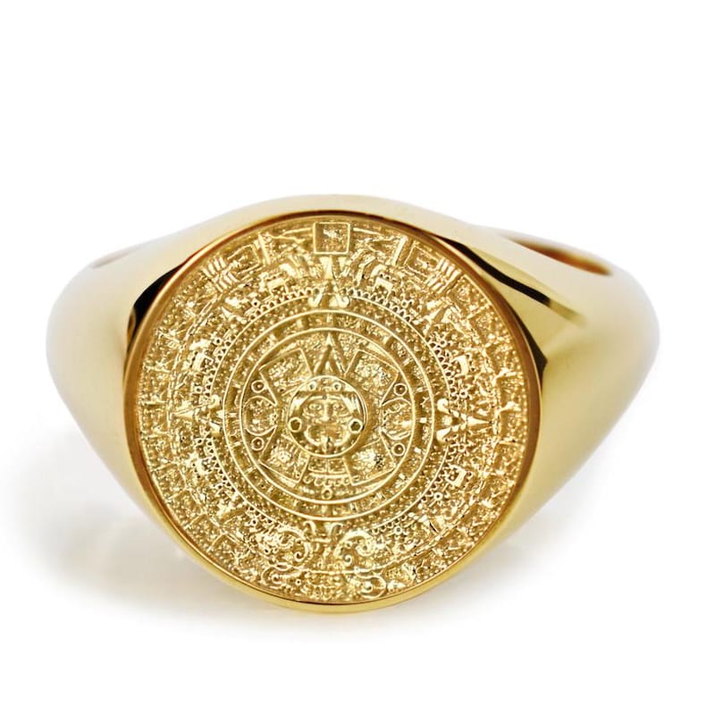 Gold Aztec Calendar - Etsy