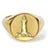 Gold Chi Rho Signet Ring, Christogram Signet Ring, Roman Catholic ...