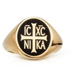 Gold Chi Rho Signet Ring, Christogram Signet Ring, Roman Catholic ...