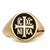 Gold Chi Rho Signet Ring, Christogram Signet Ring, Roman Catholic ...