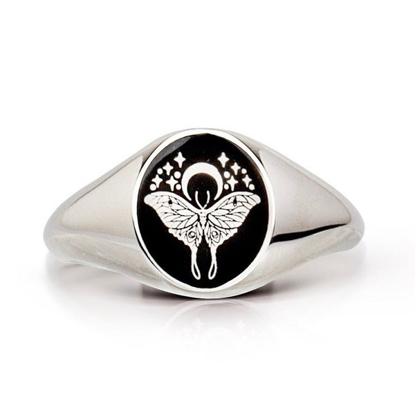 Moth Ring - Etsy
