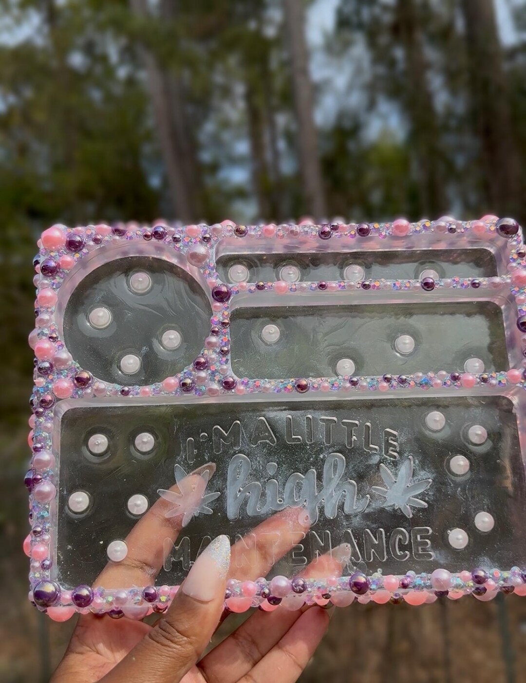 LED Rolling Tray With Custom Design – Light-up Glow Tray for Smoking ...