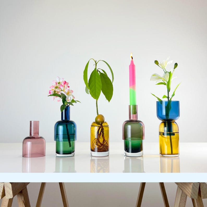 Fusion Flip Vase Gift Set – Reversible Glass Duo (small) - Etsy