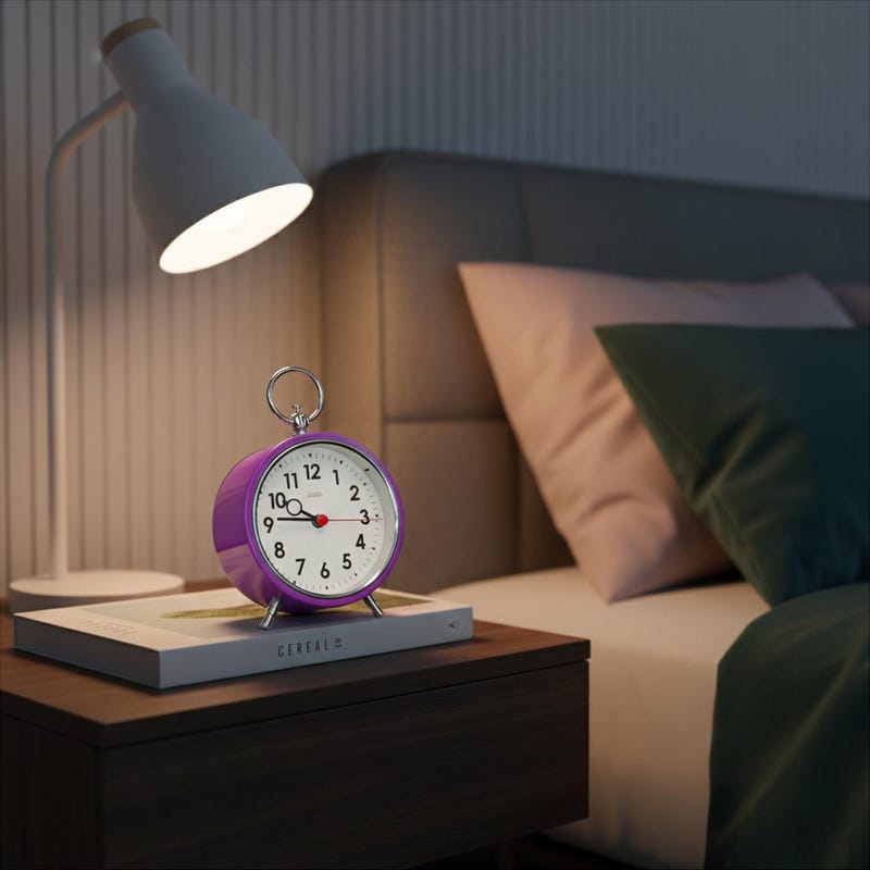 Purple Wall Clock - Etsy