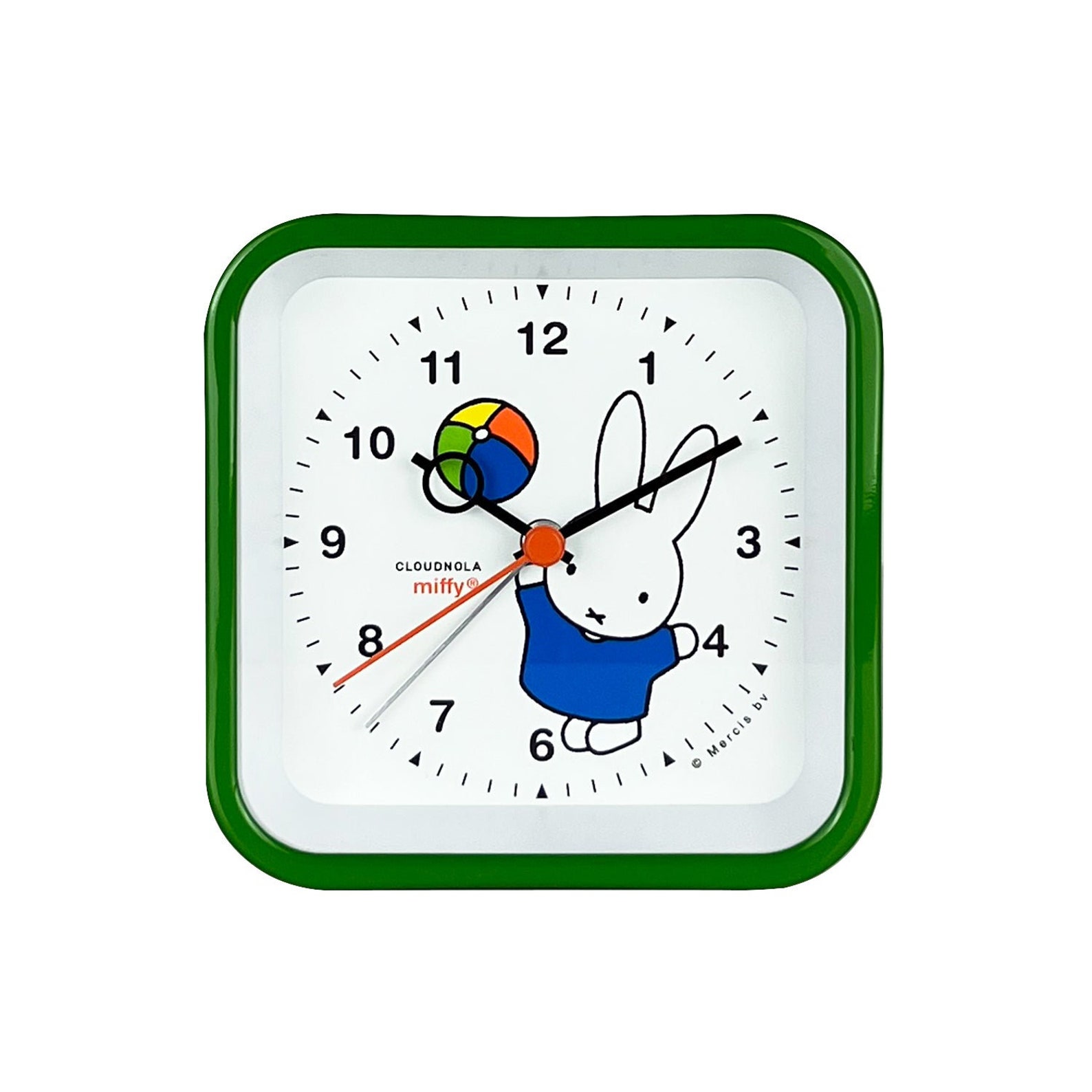 Miffy Green Alarm Clock Nijntje Analog Timepiece LED Light Snooze ...