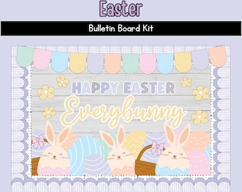 Easter Bulletin Board Kit April Bulletin Board Spring Bulletin Board ...