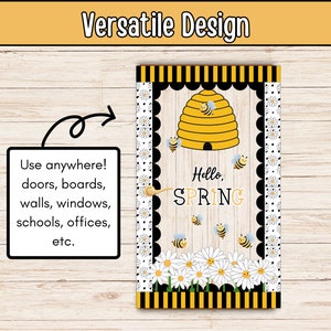 Spring Bulletin Board Kit Classroom Library Door Display Class Decor ...