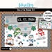 Winter Sports Bulletin Board Kit, New Year Snowman Skiing Snowboarding ...