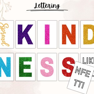 Kindness Decor Bulletin Board Kit Door Decorations Classroom ...