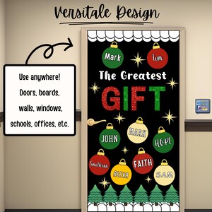 Jesus Christmas Christian Bulletin Board Kit, Winter December School ...