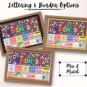 Kindness Decor Bulletin Board Kit Door Decorations Classroom ...