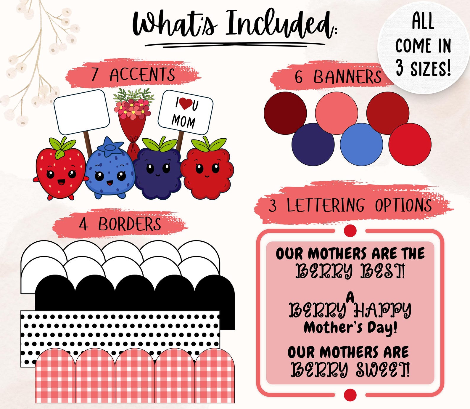 Happy Mother's Day May Bulletin Board Kit, Classroom Library Door ...