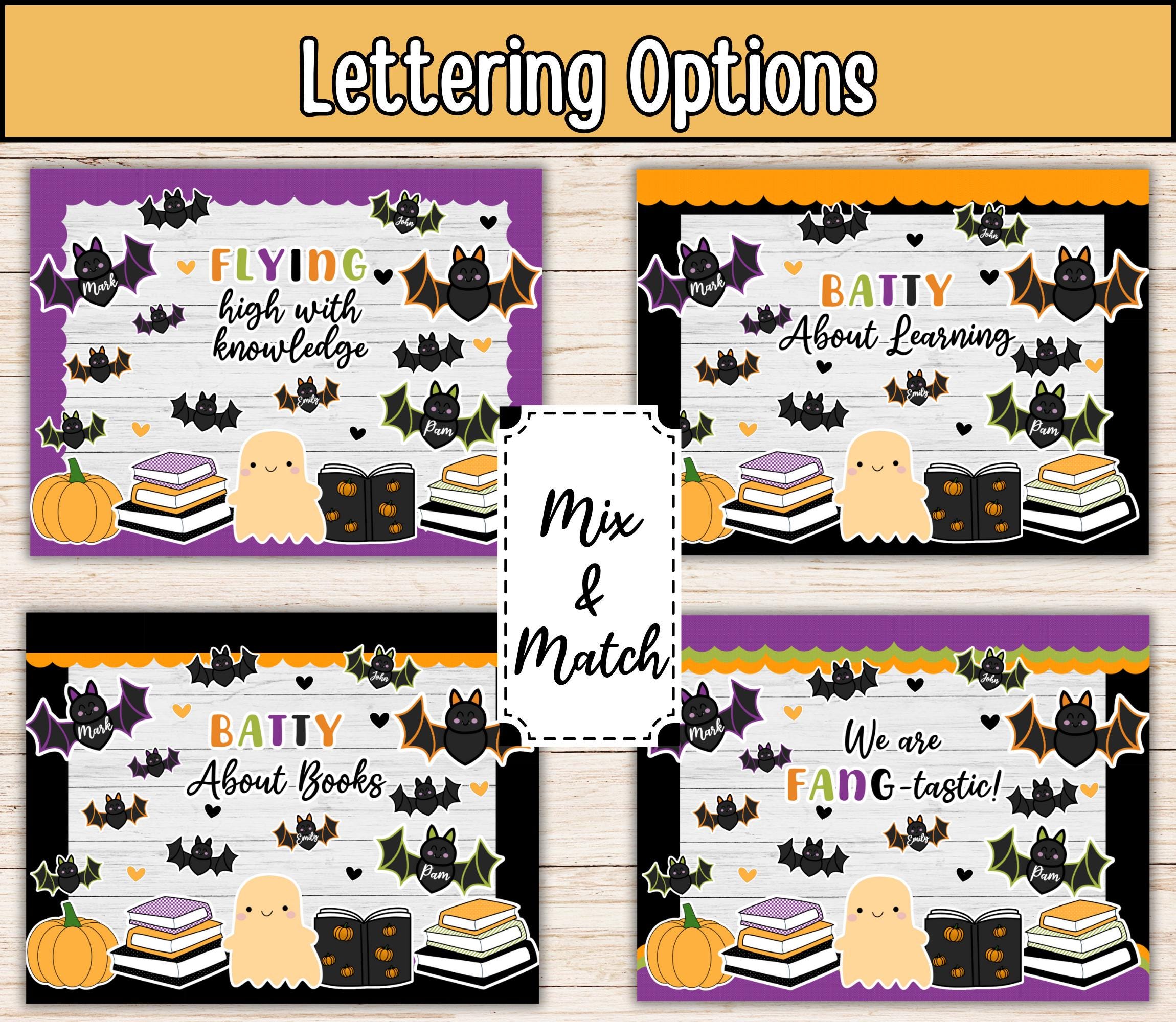 Halloween Bulletin Board Kit | October Door Classroom Decor | Printable ...
