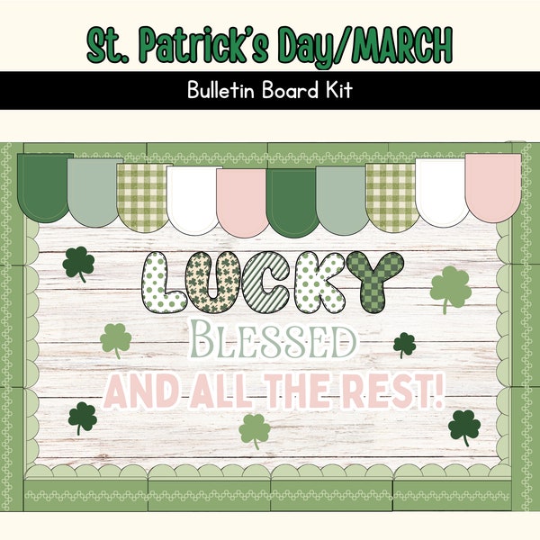 St. Patricks Day Classroom Decor - Etsy