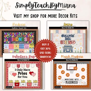 Happy Mother's Day May Bulletin Board Kit, Classroom Library Door ...
