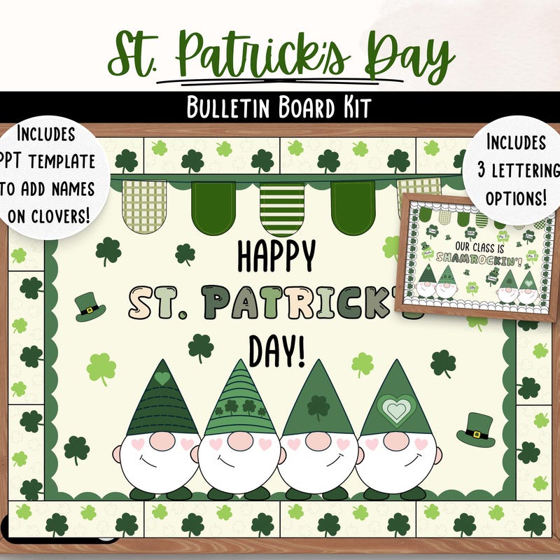 St Patricks Bulletin - Etsy