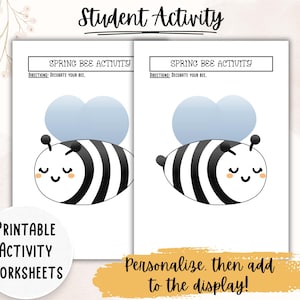 Spring Bulletin Board Kit Classroom Library Door Display Class Decor ...