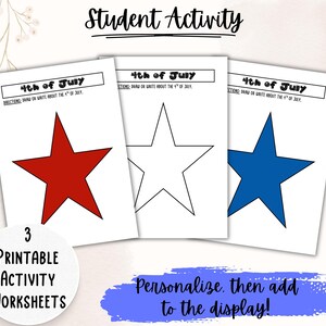 4th of July Bulletin Board Kit | Patriotic Classroom Door | Display ...