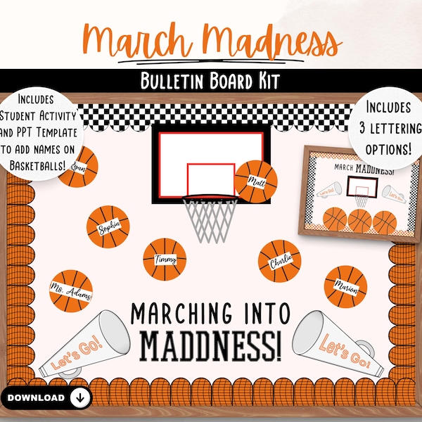 March Madness Bulletin Board - Etsy