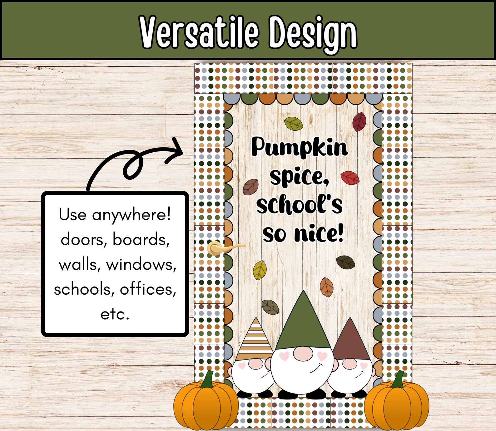 Fall September Bulletin Board Kit | Classroom Door | Display Class ...