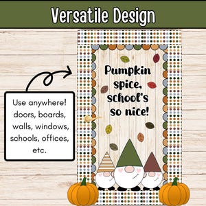 Fall September Bulletin Board Kit | Classroom Door | Display Class ...