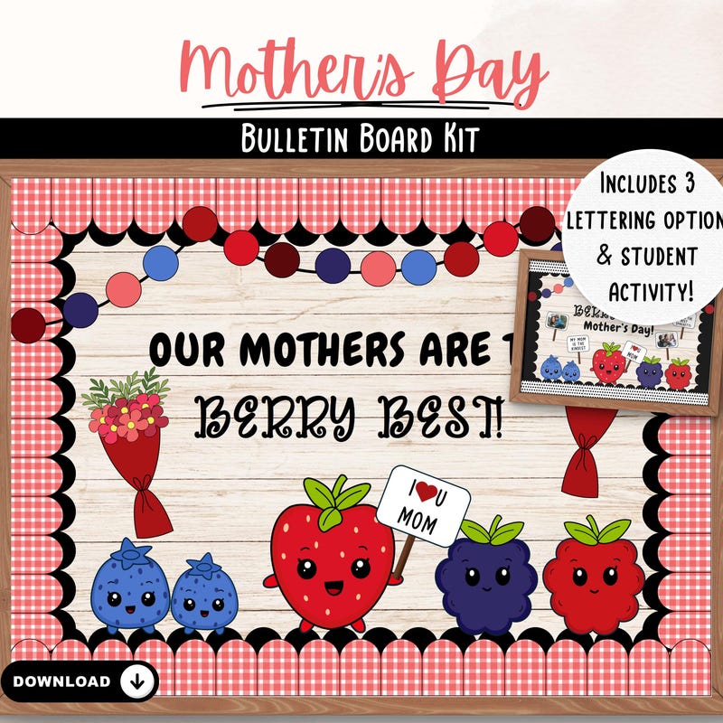 Mothers Day Bulletin Board - Etsy