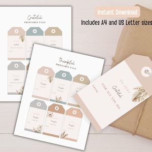 Teacher Thank You Gift Tag, Teacher Appreciative Gift, Staff Employee ...