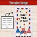 4th of July Bulletin Board Kit Classroom Door Display Class Decor ...