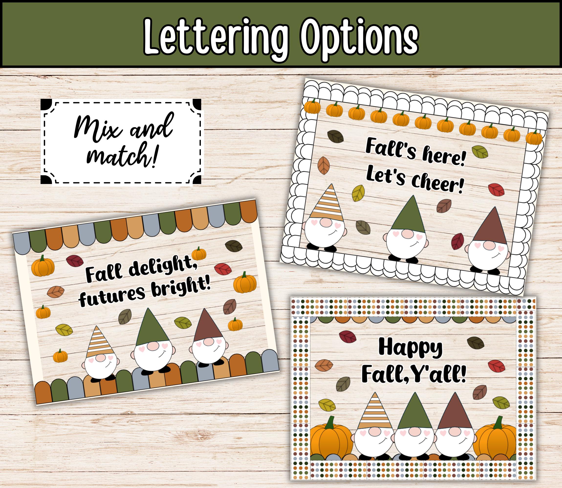Fall September Bulletin Board Kit | Classroom Door | Display Class ...