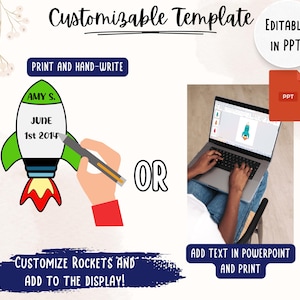 Space Birthday Bulletin Board Kit Student Display, Interactive School ...