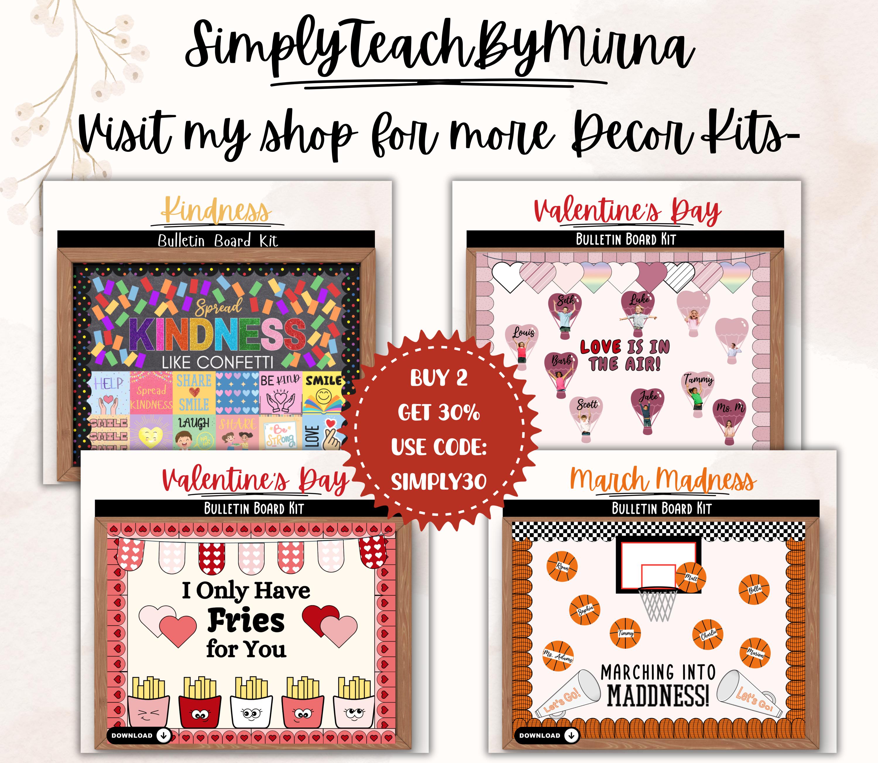 Bee End of School Year Bulletin Board Kit | Classroom Library Door ...