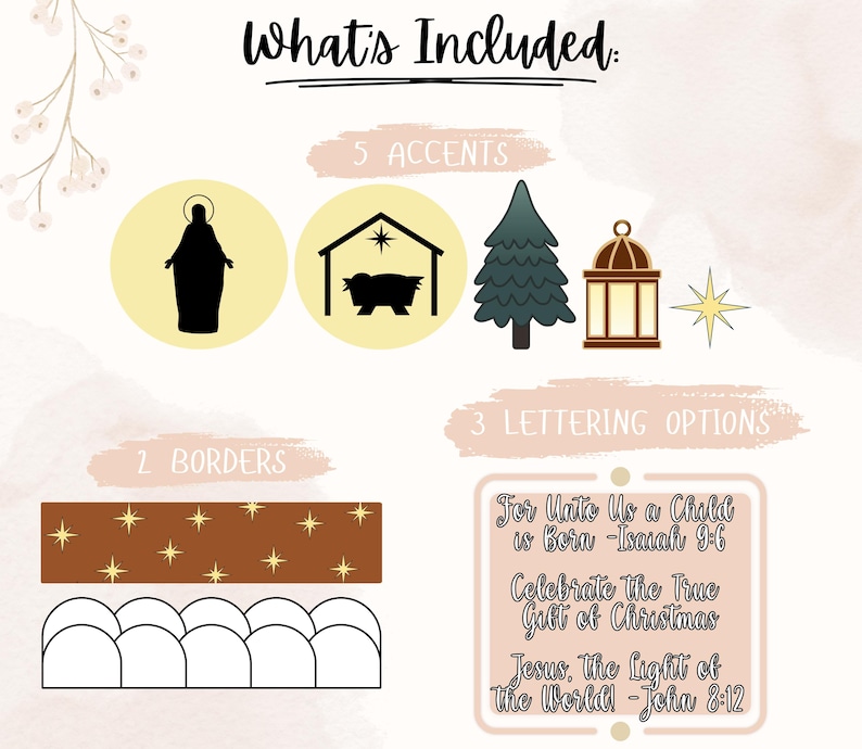 Jesus Christmas Christian Bulletin Board Kit, Winter December School ...