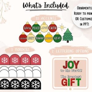 Jesus Christmas Christian Bulletin Board Kit, Winter December School ...