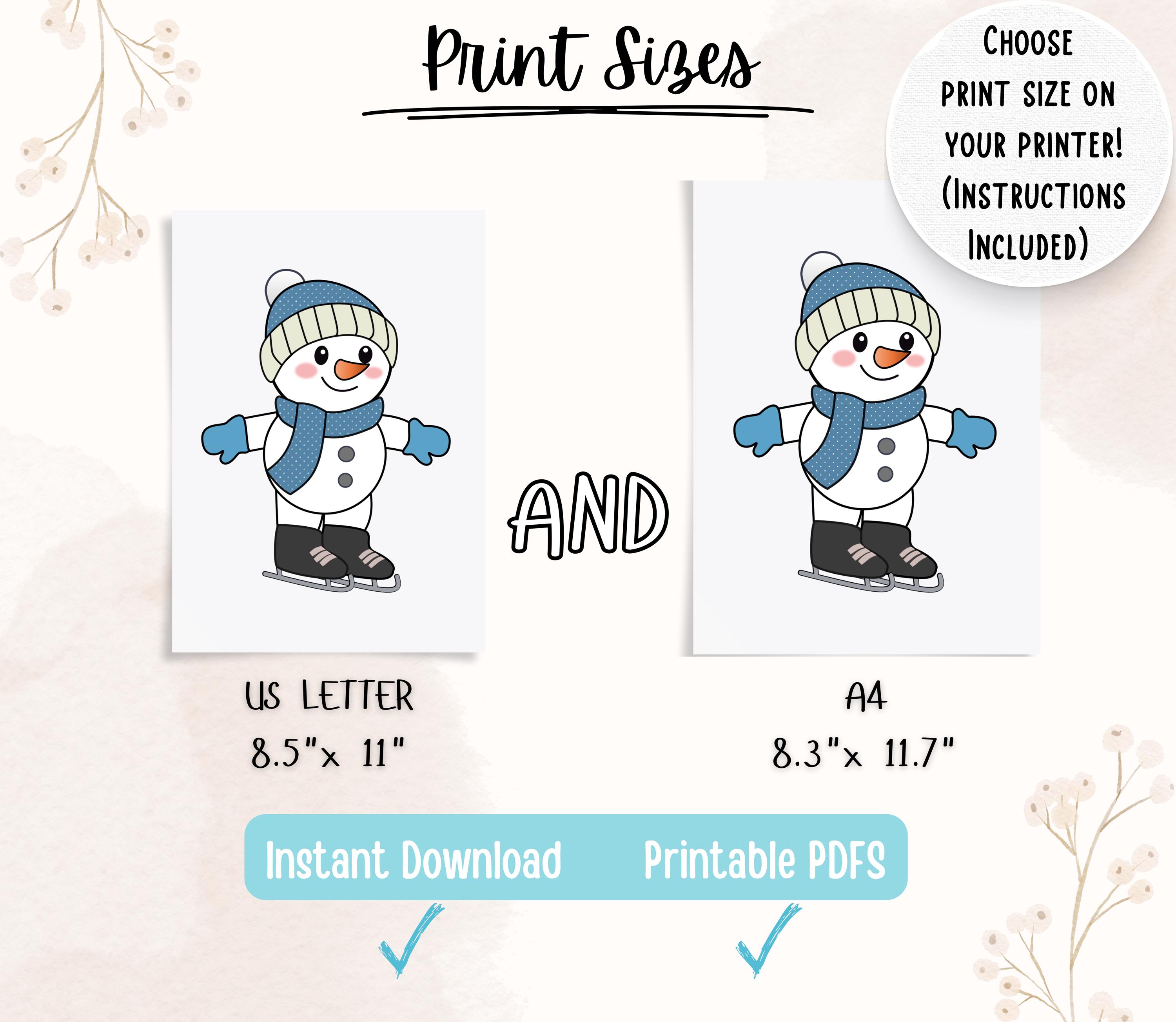 Winter Sports Bulletin Board Kit, New Year Snowman Skiing Snowboarding ...