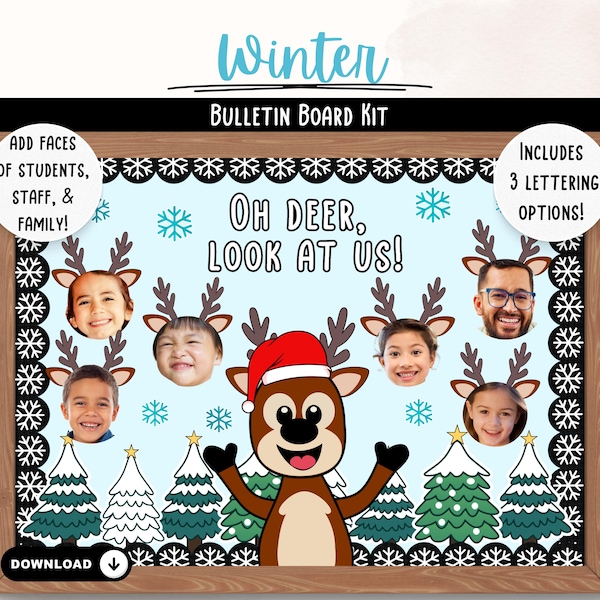 Oh Deer Door Decorations - Etsy