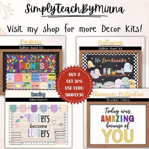 Thanksgiving Decor Bulletin Board Kit | Door Decoration Classroom Wall ...
