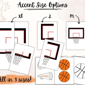 March Let the Madness Begin Bulletin Board Kit, Basketball Door Display ...