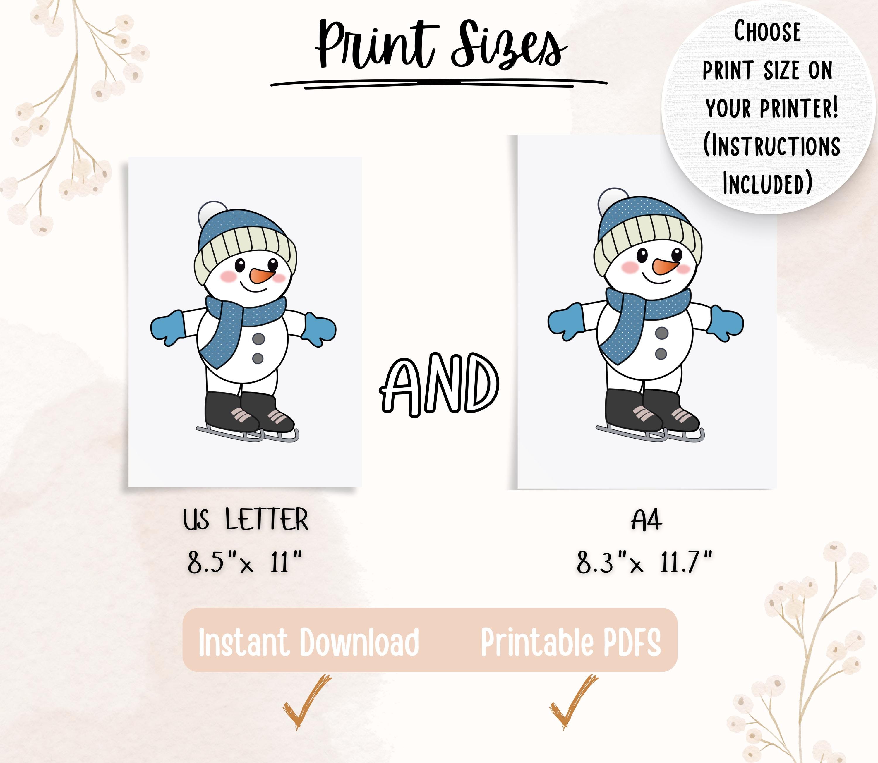 Winter Sports Bulletin Board Kit, New Year Snowman Skiing Snowboarding ...