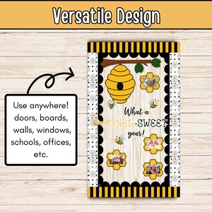 Bee End of School Year Bulletin Board Kit | Classroom Library Door ...